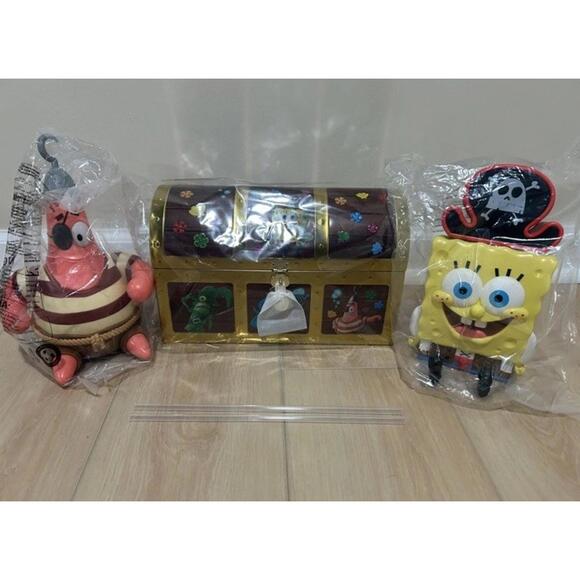 Other | Spongebob Movie Treasure Chest Popcorn Bucket Patrick Sponge ...